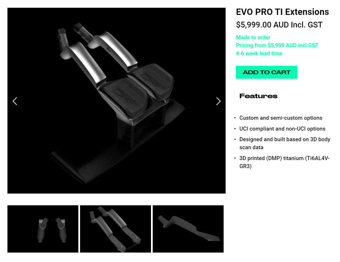 【60万円以上】新オーストラリアTT王者の特注チタン製バーエクステンション「Sync Ergonomics EVO PRO TI ...