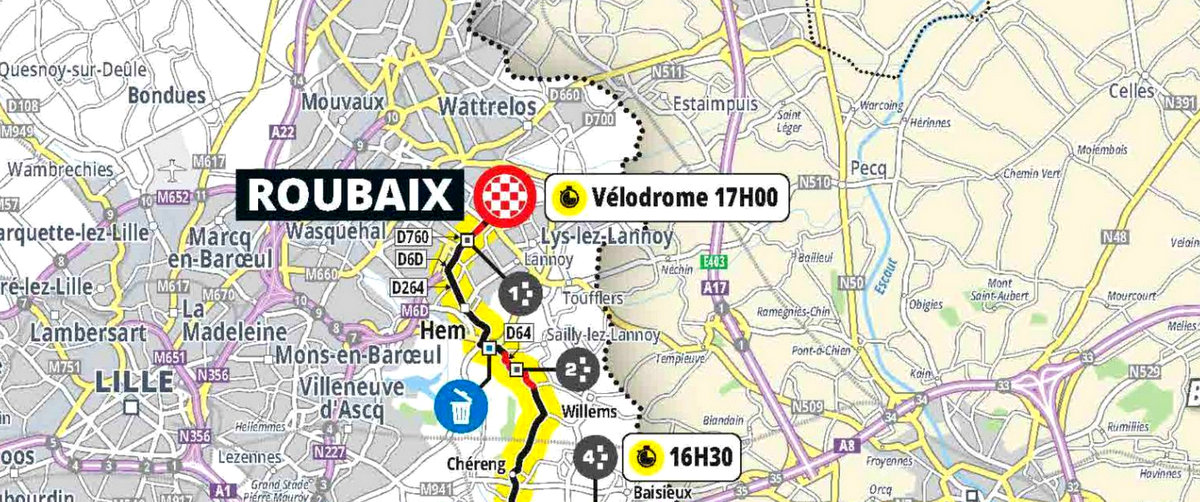 roadrace 2024 paris roubaix route | Bike News Mag